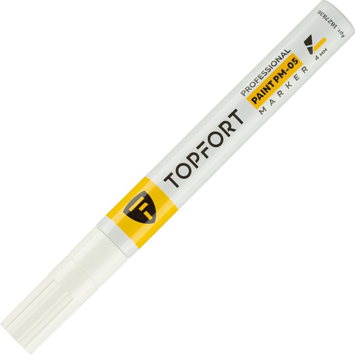 Маркер лаковый Topfort paint 4 мм, белый 1827836