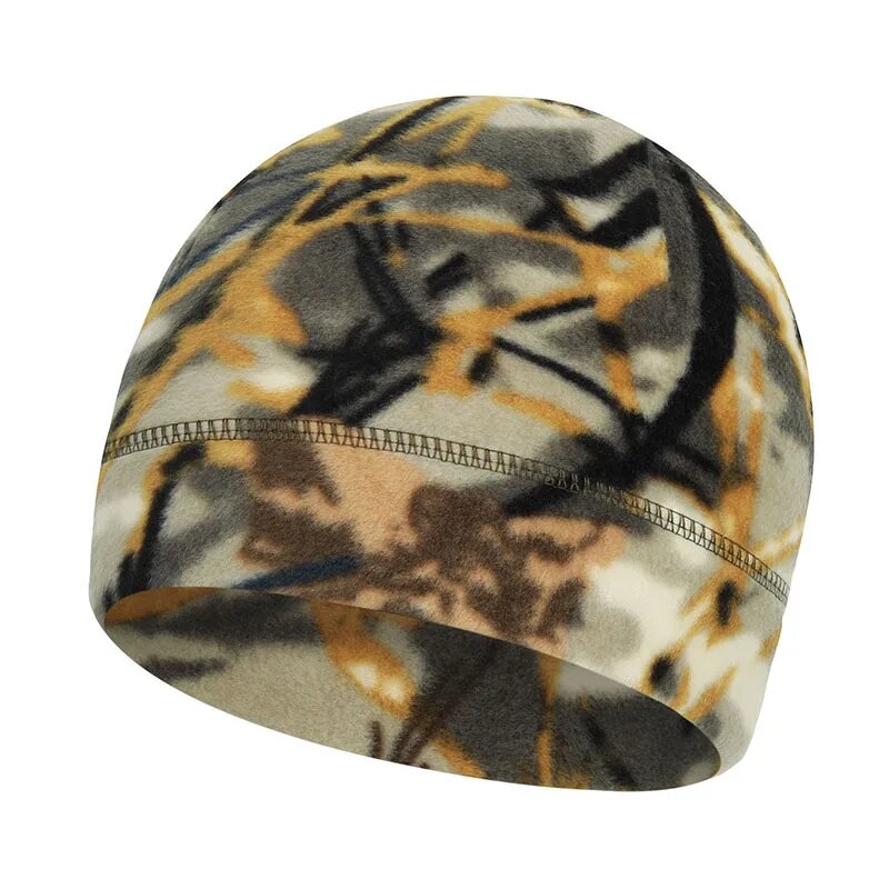 Мужская флисовая шапка камуфляж Camouflage 1