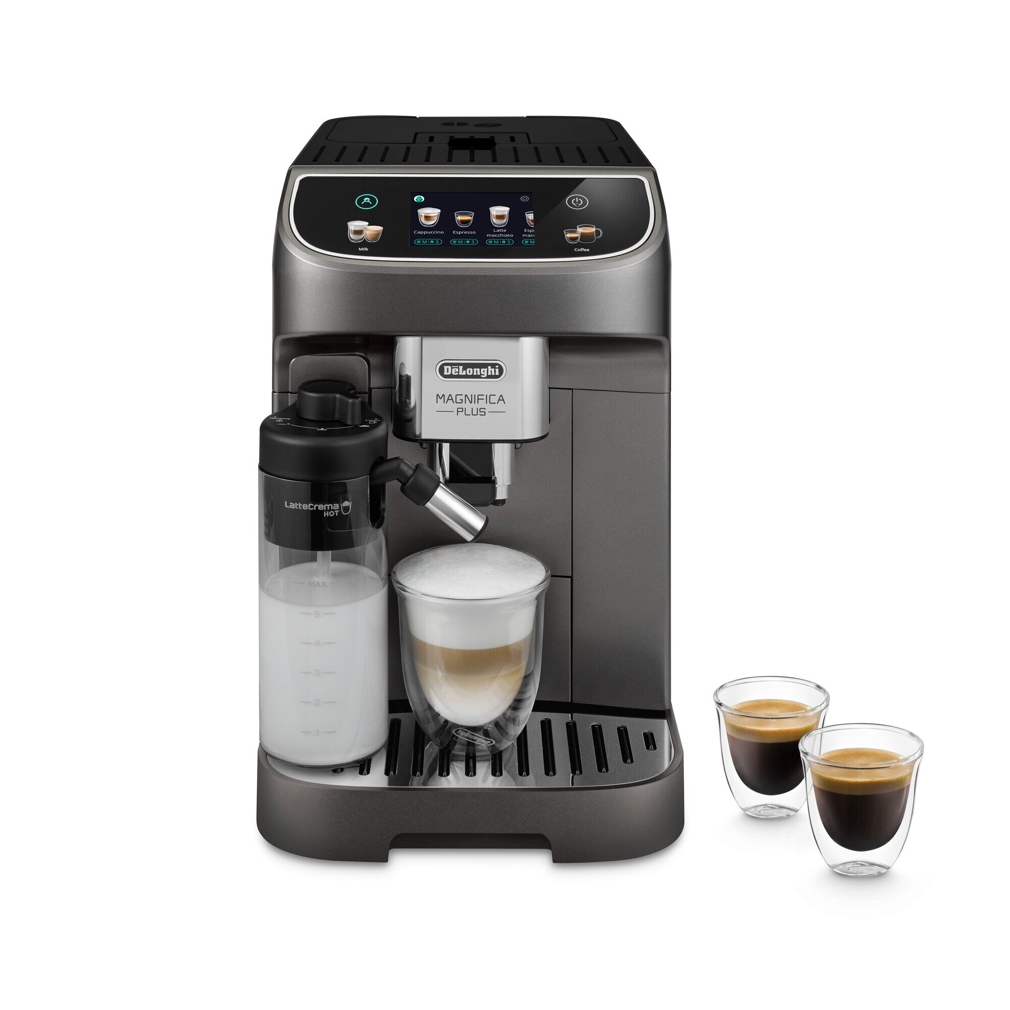 Кофемашина DeLonghi ECAM320.70. TB автоматическая, титан/черный