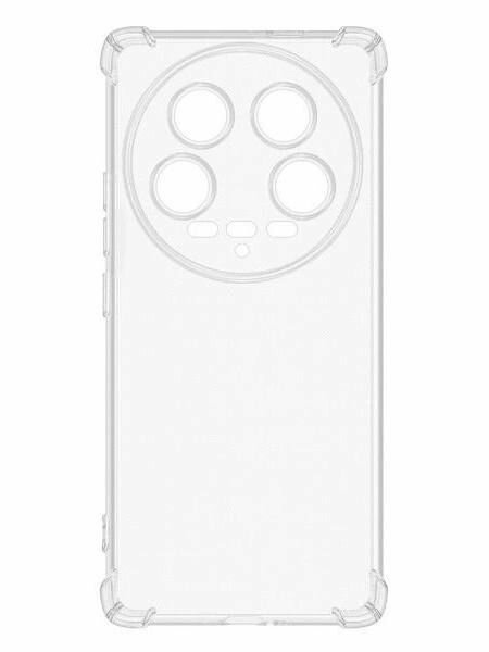 Чехол для смартфона, телефона DF для Xiaomi 14 Ultra xiAngle-12 прозрачный