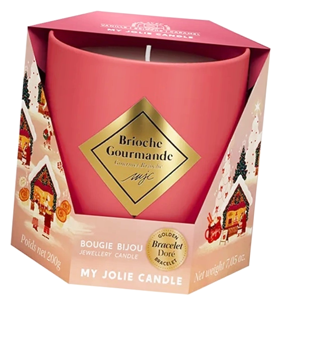 Свеча парфюмированная для дома My Jolie Candle Gourmet Brioche 180 гр - Май Джоли Кэндл Гурме Бриошь