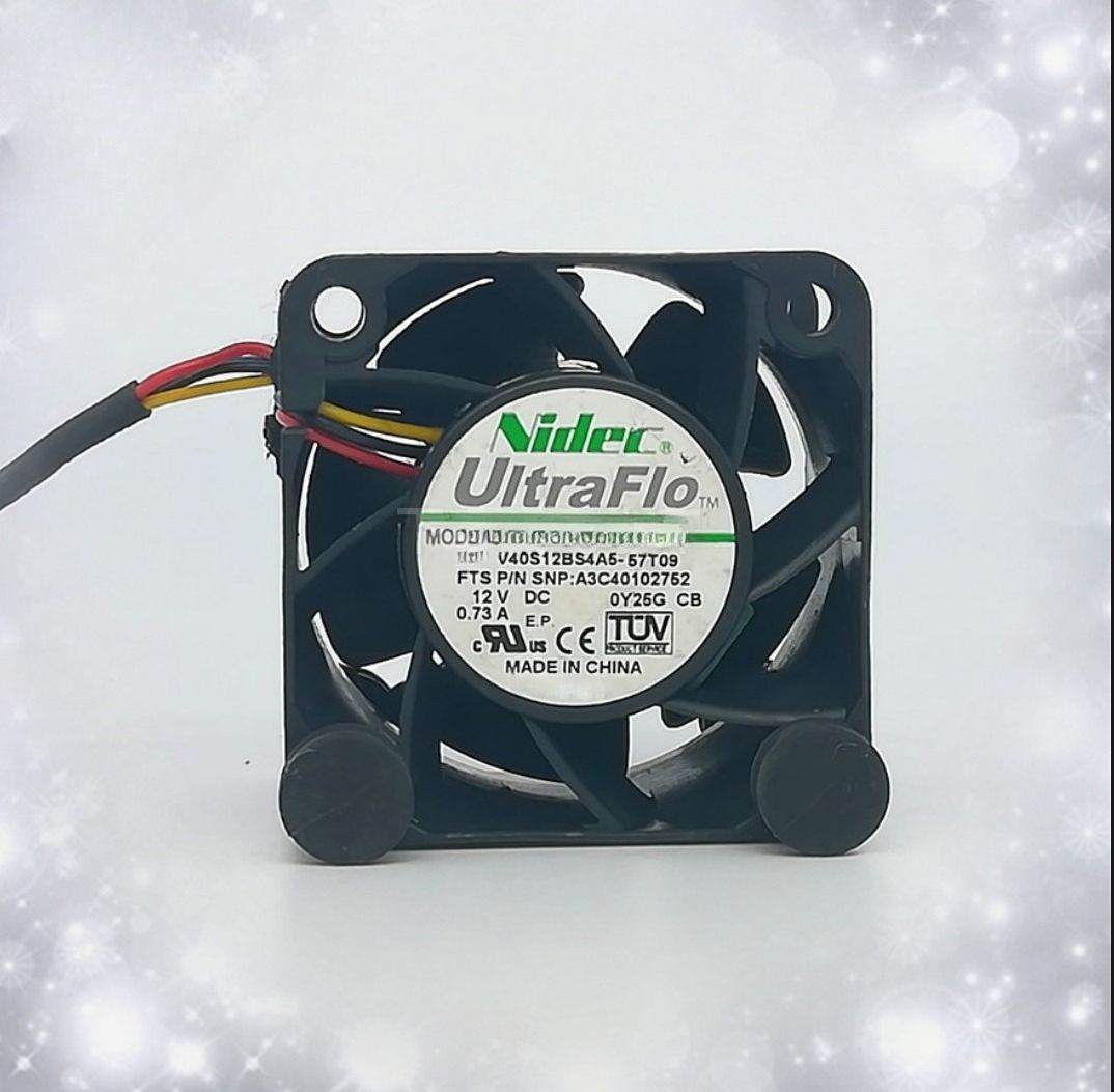 Nidec V40S12BS4A5-57T09 A3C40102752 DC12V 0.73A 4028 4 см 4 провода вентиляторы -