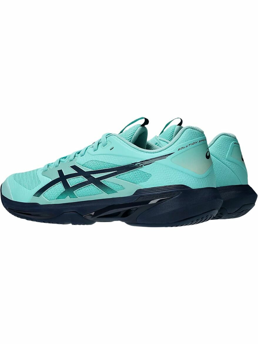 Кроссовки ASICS SOLUTION SPEED FF 4, полнота F (EU)/ на среднюю стопу, размер 8.5, бирюзовый — фото 1
