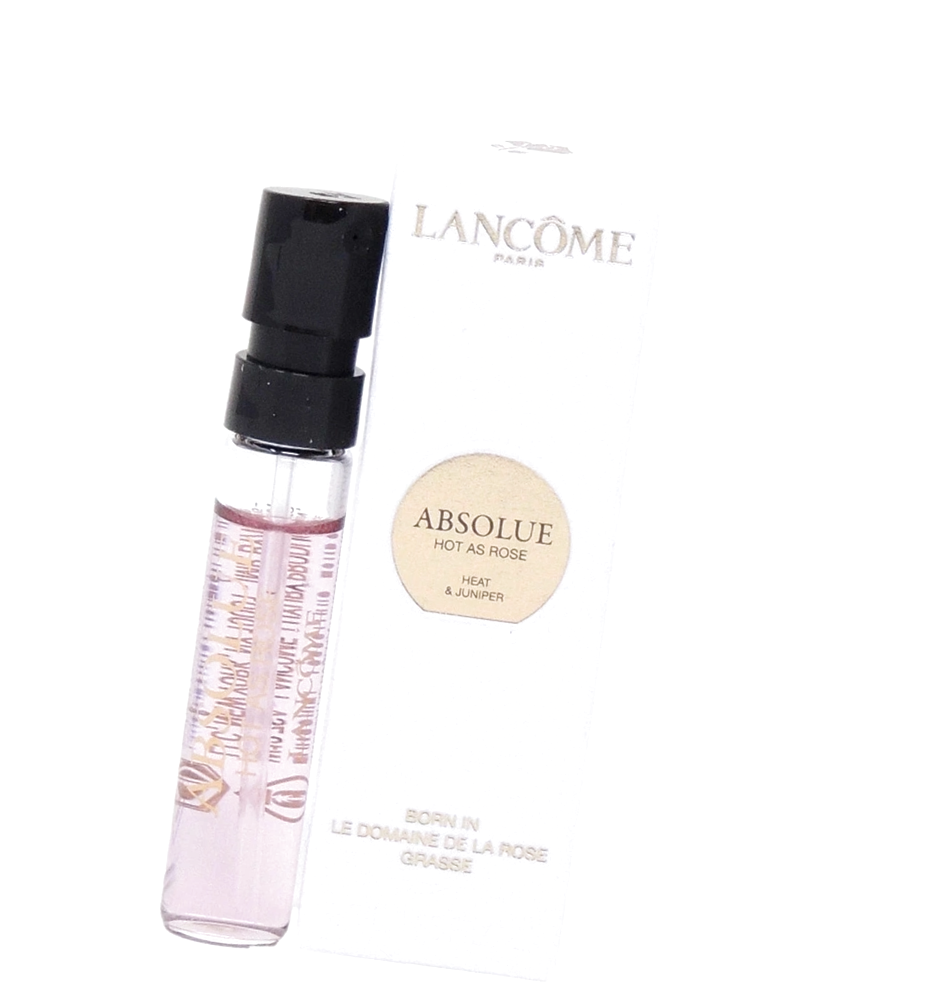 Lancome Hot As Rose 2 мл парфюм пробник - Ланком Хот Эс Роуз для мужчин и женщин, Роза