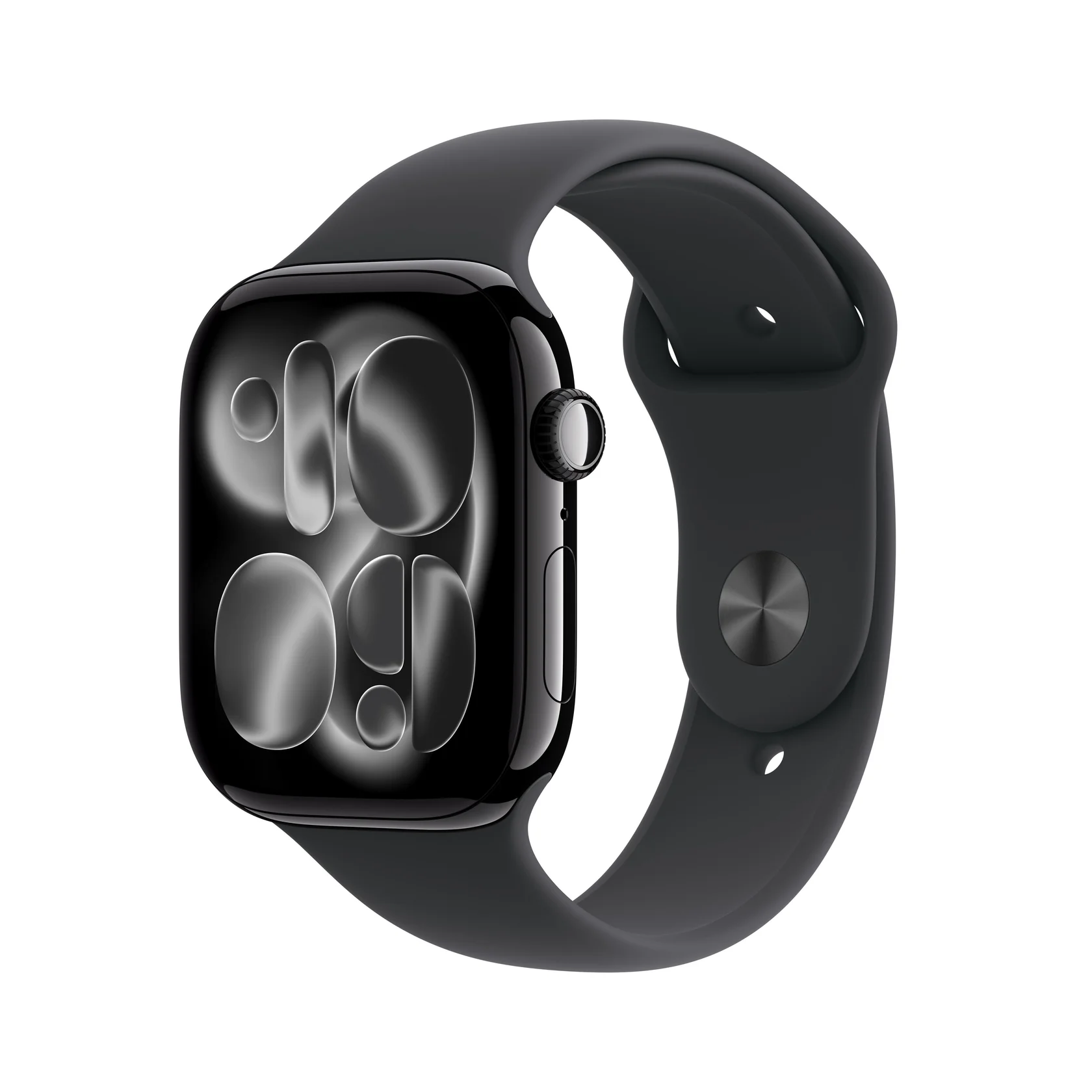 Умные часы Apple Watch Series 11 42mm Jet Black Aluminium Case with Black Sport Band (M/L)