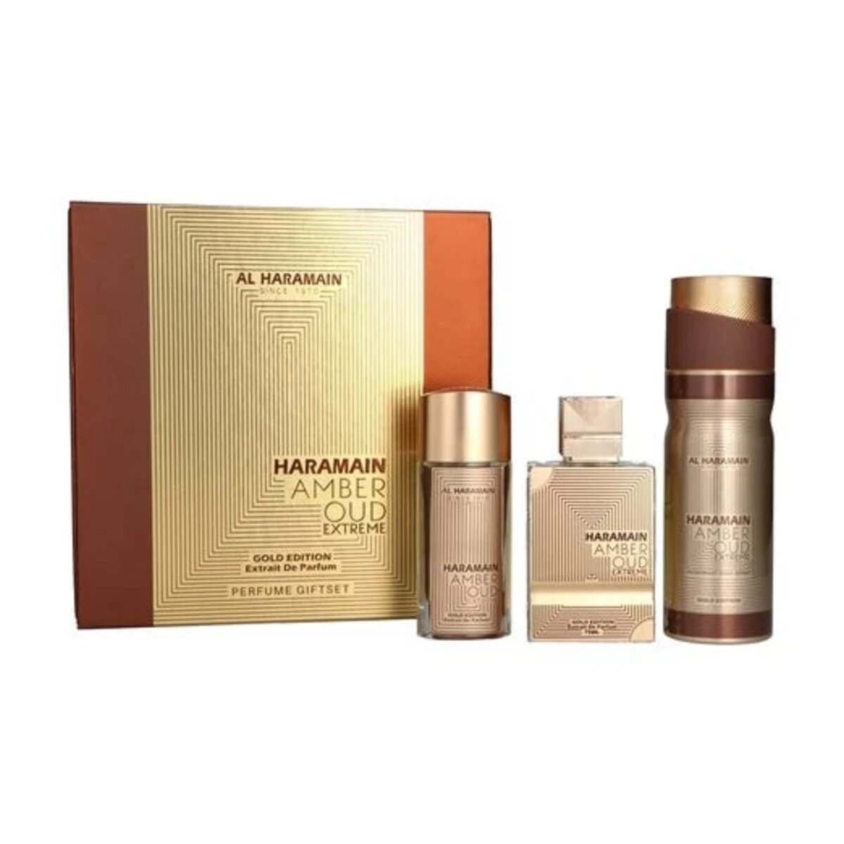 Парфюмерный набор Al Haramain Amber Oud Gold Edition древесный аромат