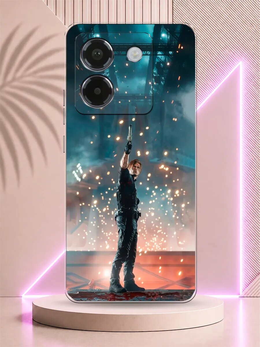 Чехол на Poco M7 Pro Леон Кеннеди