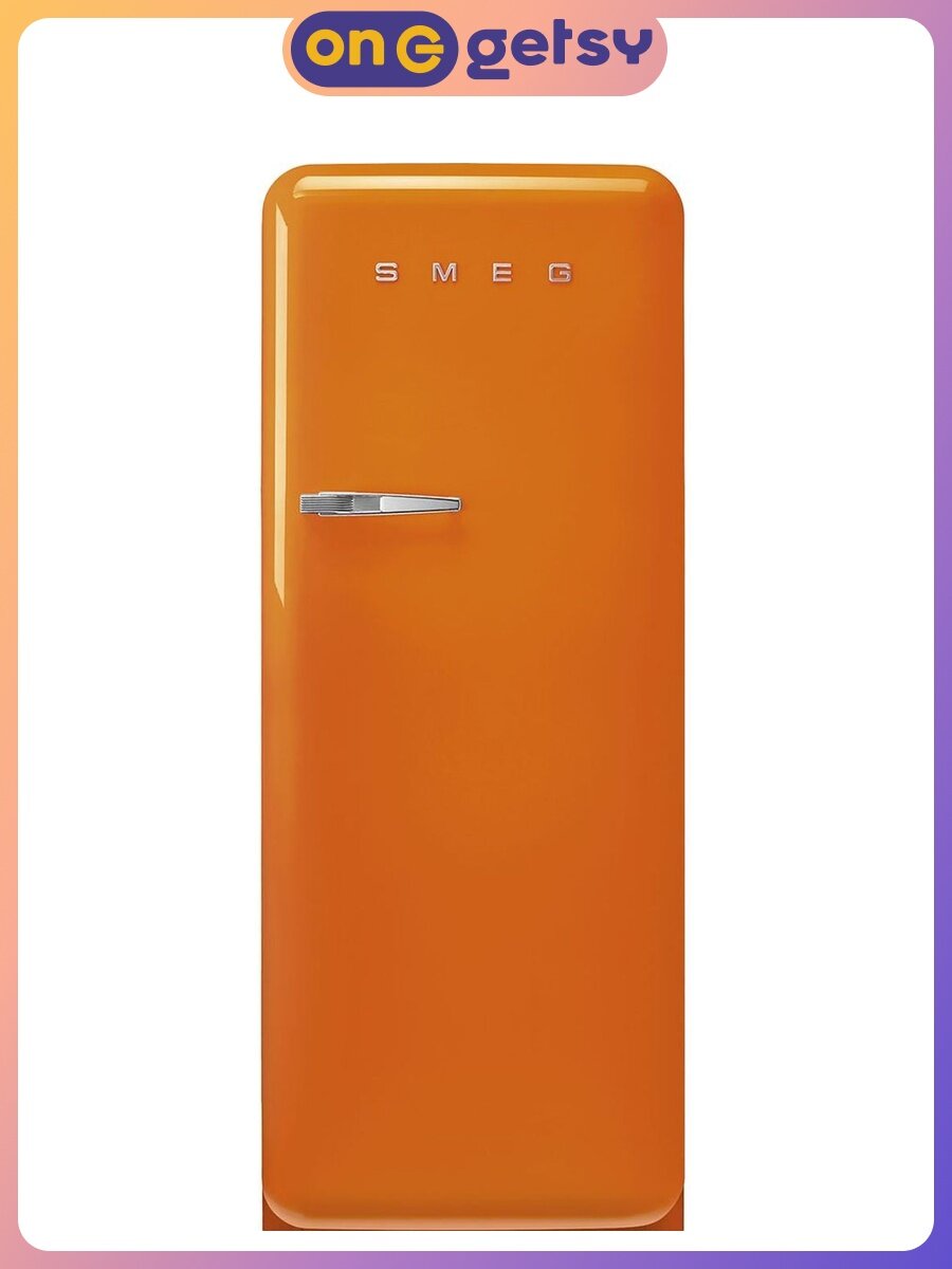 Холодильник Smeg FAB28ROR6, однокамерный, C, 244 л, морозилка 26 л, оранжевый