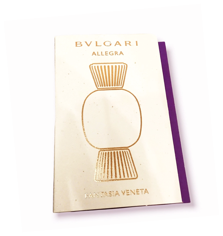 Bvlgari Allegra Fantasia Veneta женский парфюм 1.5 мл сэмпл - Булгари Фантазия Венета миниатюра