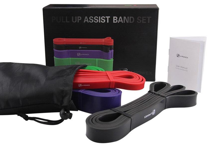 Резиновые петли для фитнеса U-Powex Pull Up Assist Band Set