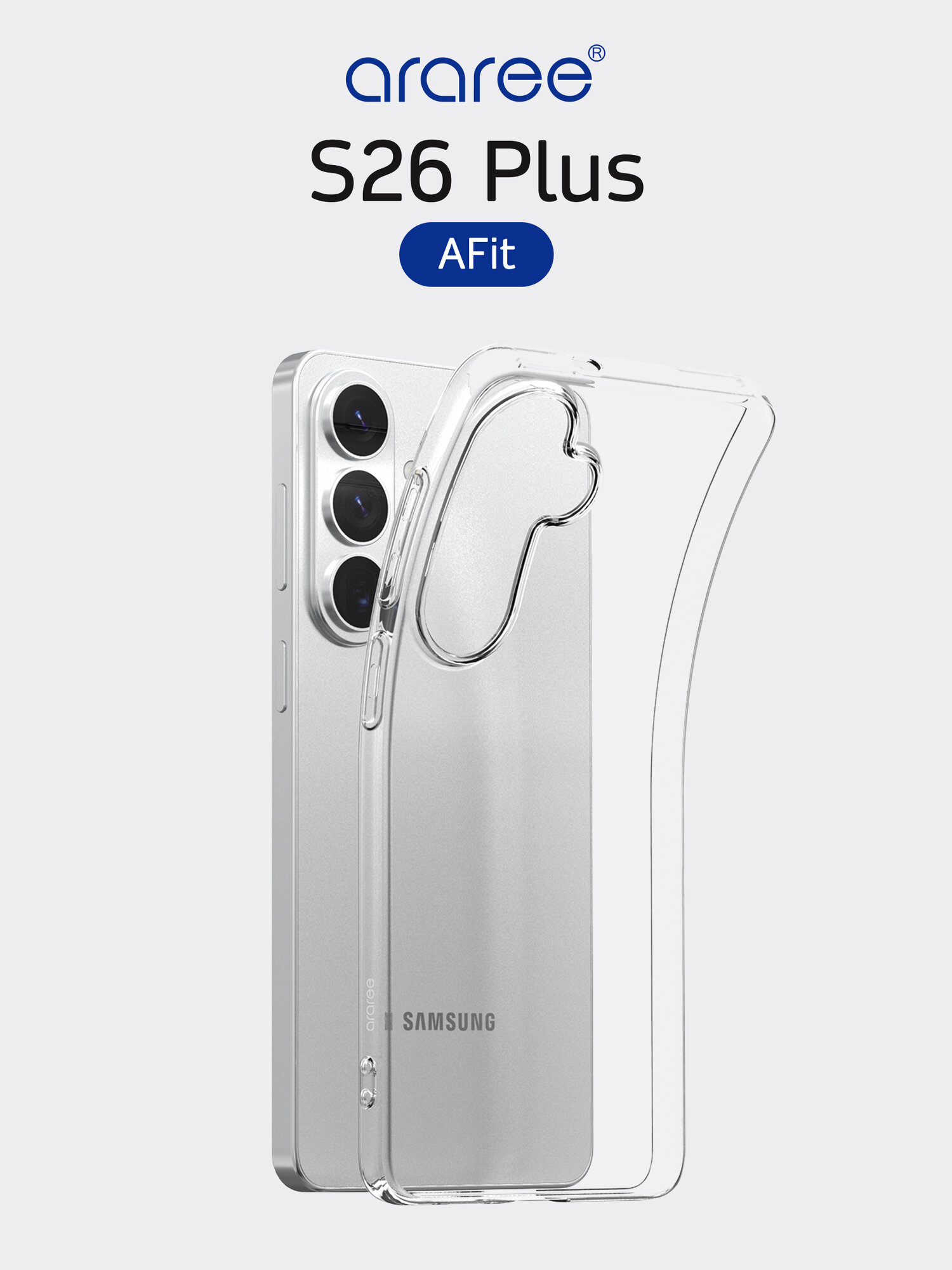 Чехол на Samsung Galaxy S26+ Araree Afit, ультратонкий