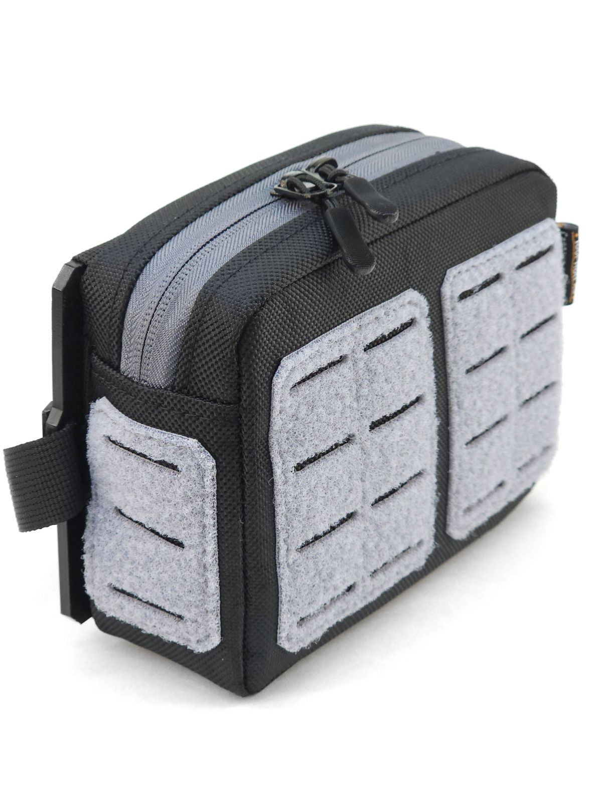 Органайзер тактический на подголовник автомобиля MOLLE 5х3 VP1 18х13х6см Черный с серым