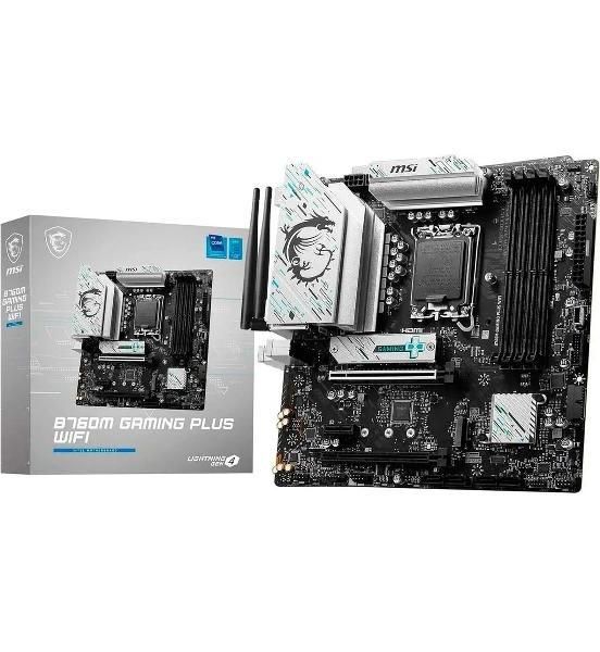 Материнская плата MSI B760M GAMING PLUS WIFI (LGA1700, mATX)