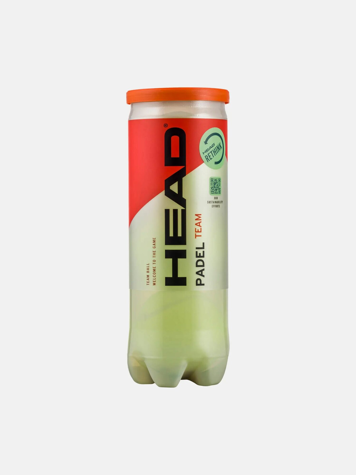 Мячи для игры в падел Head Padel Team (3 мяча в банке)