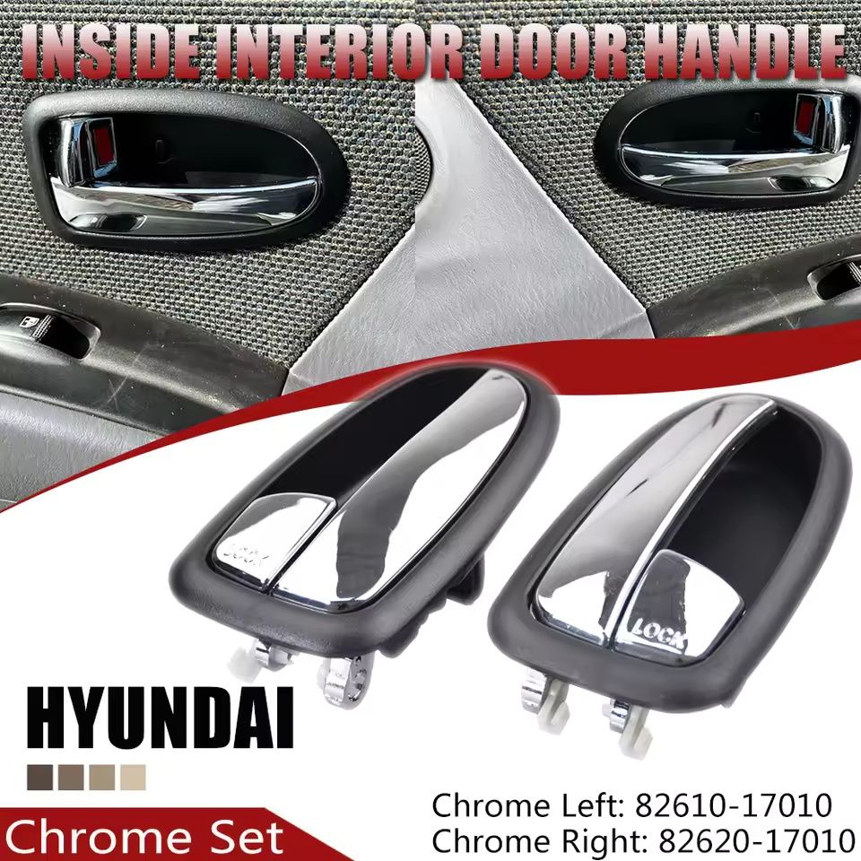 Hyundai Matrix / Lavita 2001-2010 новый хром цветной автомобильный интерьер правая ручка двери OEM: 82610-17010 82620-17010
