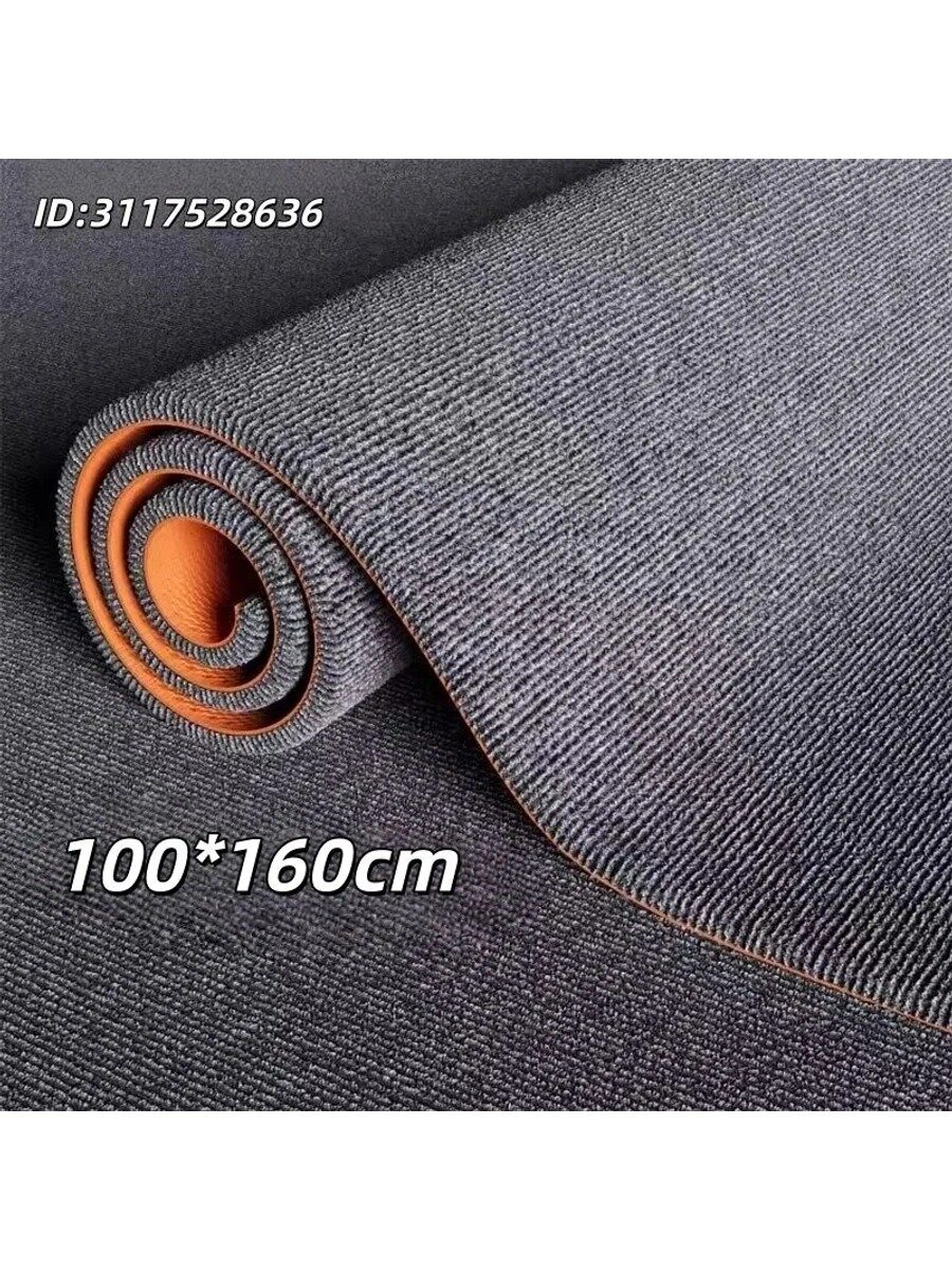 Звукоизолирующий ковер 6 мм 100×160 см, серый, листовой, 1 шт