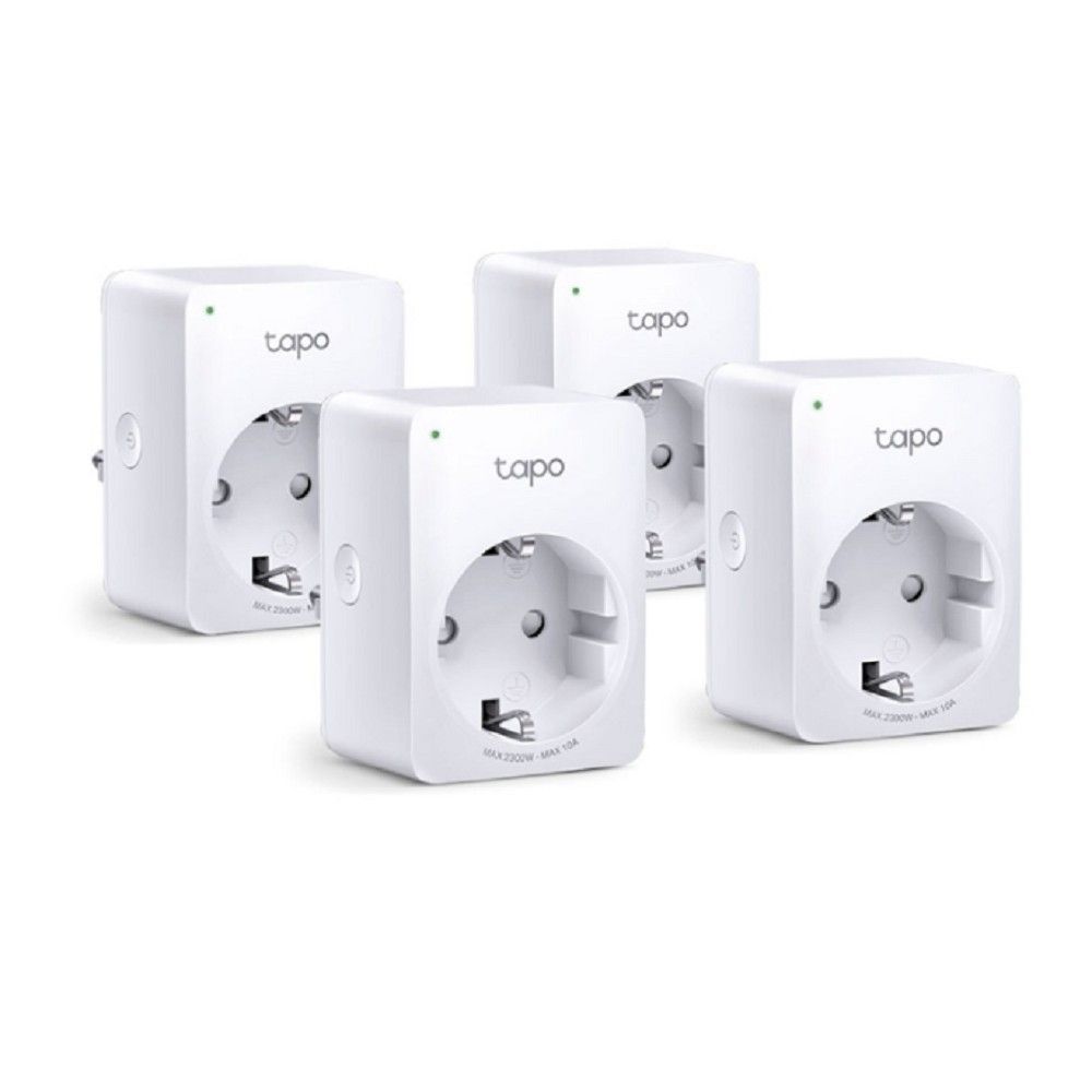 TP - Link Сетевое оборудование Tapo P100 4 - pack Умная мини Wi - Fi розетка, 4 шт.