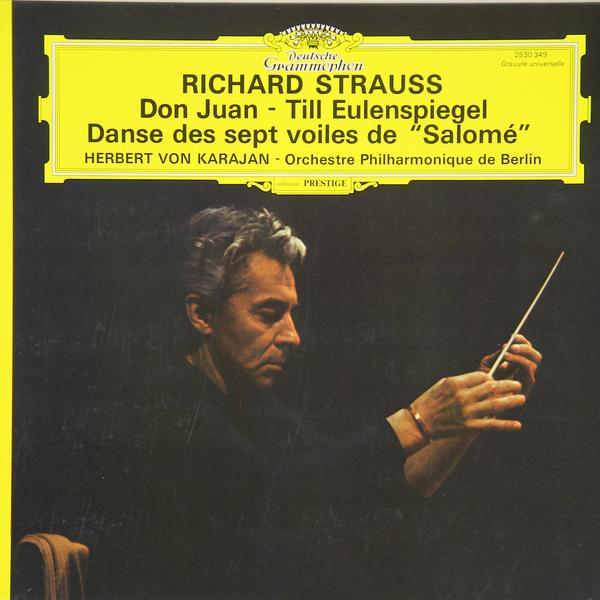 Винтажная виниловая пластинка RICHARD STRAUSS - DON JUAN, TILL EULENSPIEGEL, DANSE DES SEPT VOILES DE "SALOME"