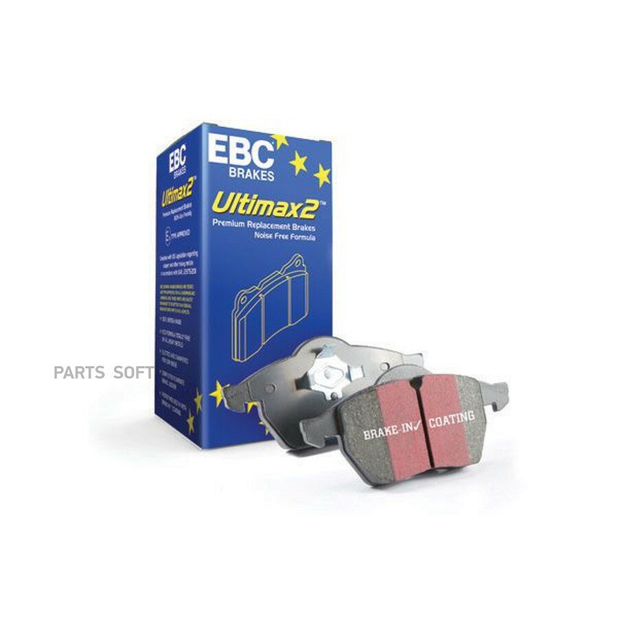 Накладки тормозные от официального дистрибьютора, EBC-BRAKES, артикул DP486
