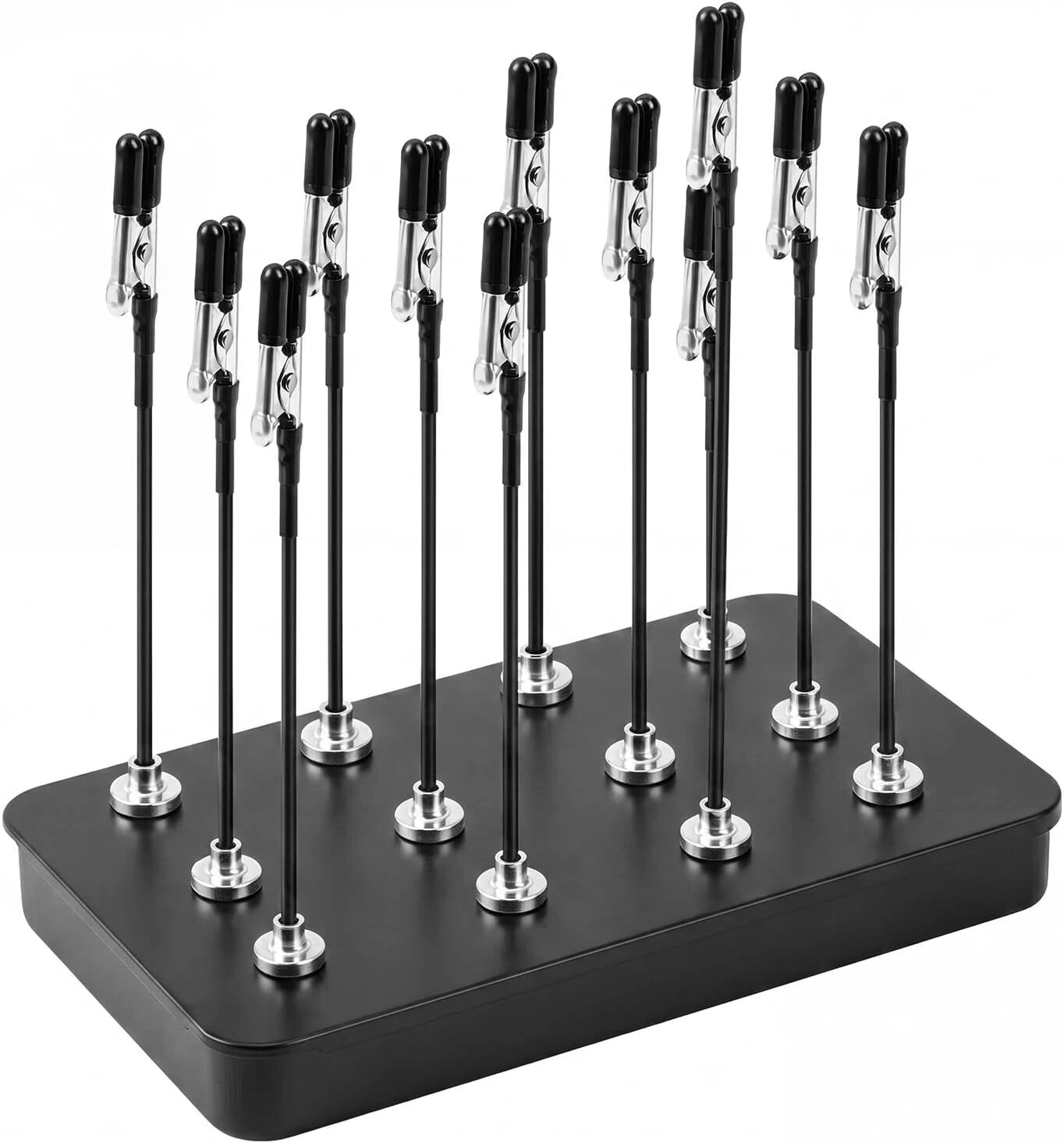 TINSOL Набор из 12 магнитных зажимов-крокодилов 12pcs Black Pack