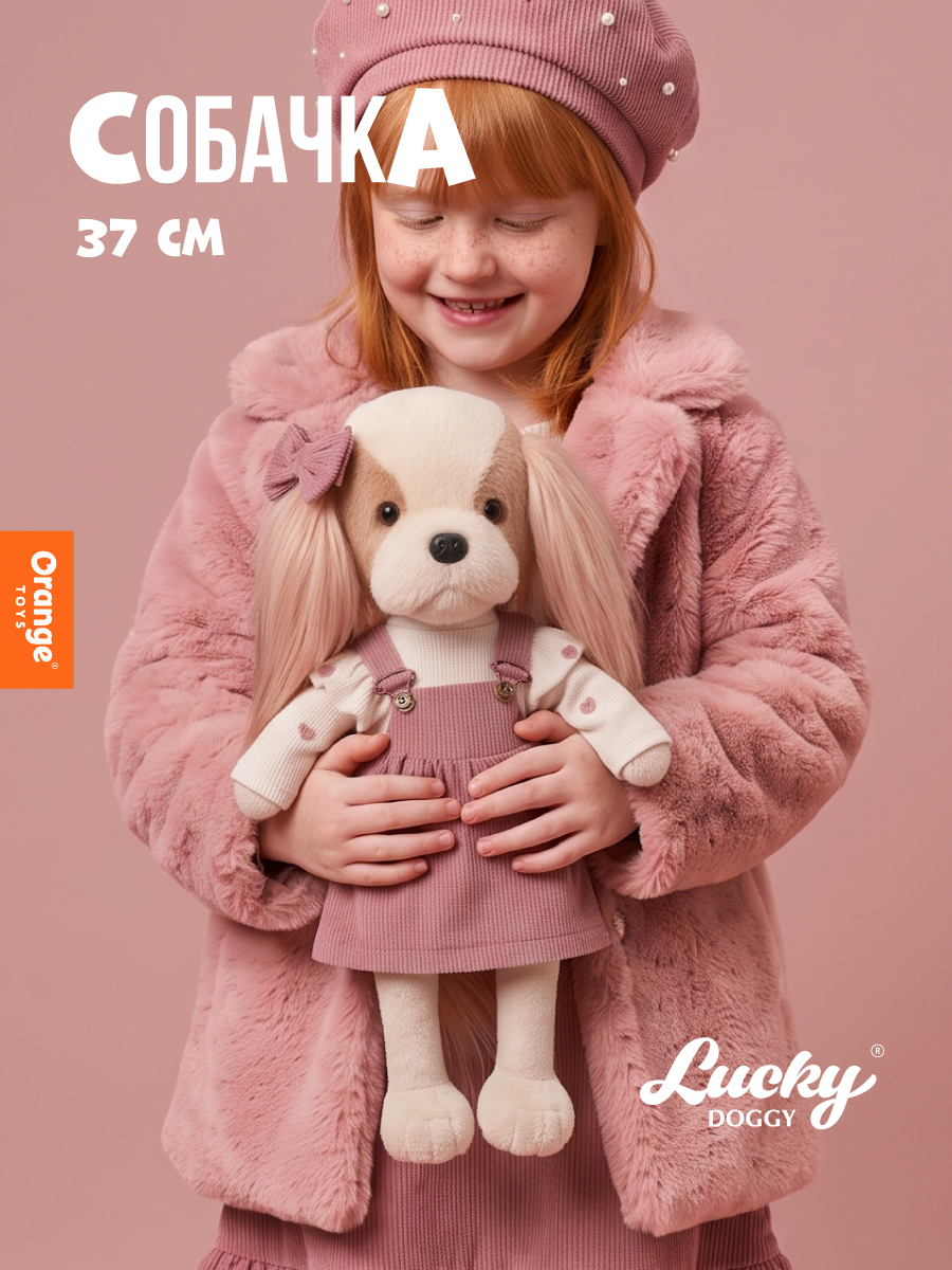 Мягкая игрушка Orange toys Lucky Nicky: Первое свидание 37 см