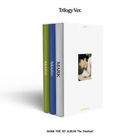 Альбом MARK — THE FIRSTFRUIT 1st Album TRILOGY Version. К-поп, SM Entertainment, 13 треков, фотокнига, фотокарточки
