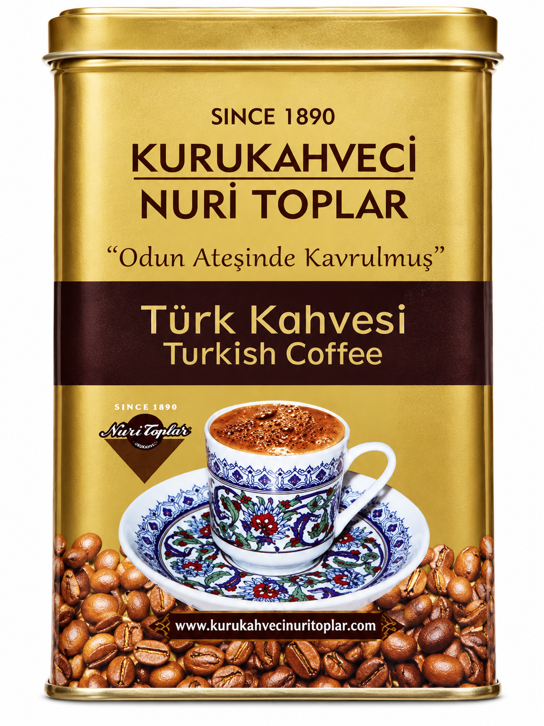 Кофе молотый Kurukahveci Nuri Toplar банка 300 г