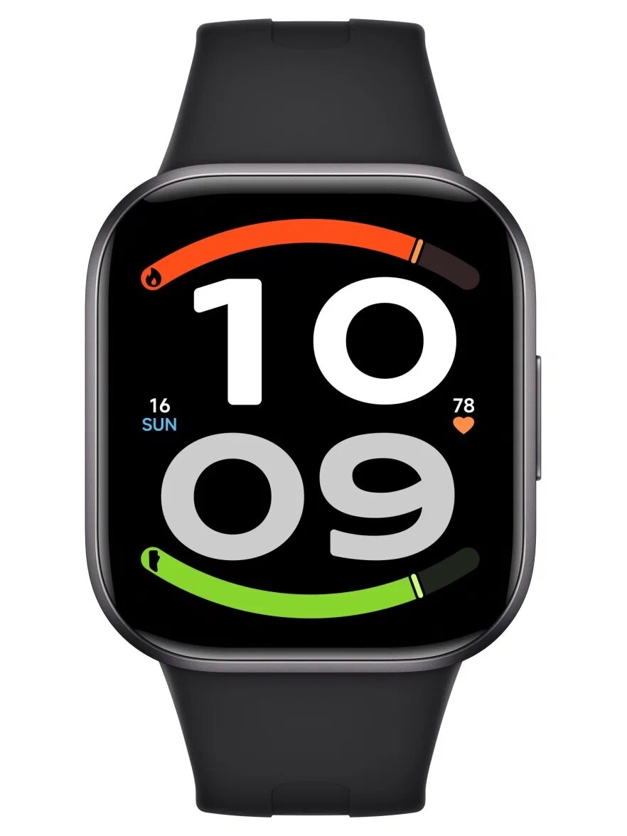 Умные часы REDMI Watch 6 Active, Midnight Black, совместимость с Android и iOS, черный