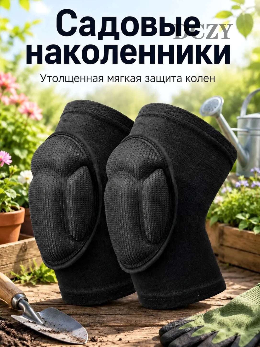 Коврик, подколенник для садовых работ 10 см 2 шт