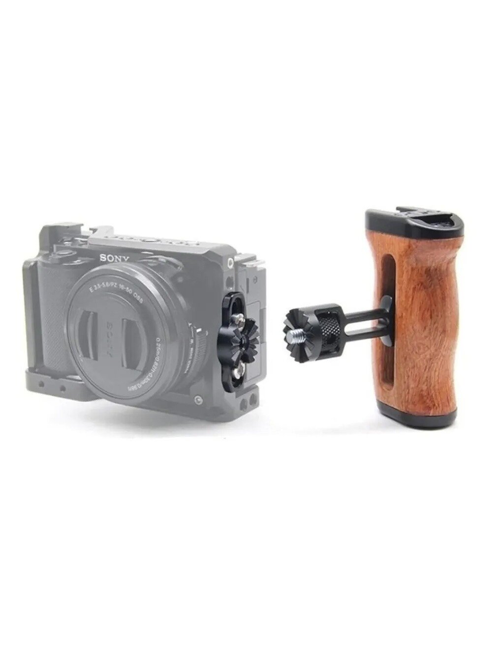 Клетка для камеры Canon EOS R50 V с холодным башмаком, резьбой 1/4 и 3/8, Arca-Swiss