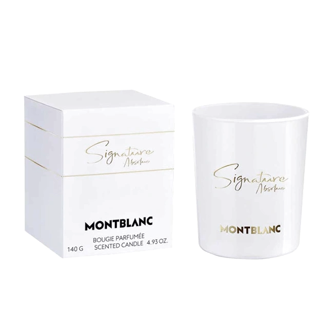 Ароматическая свеча Монблан Сигнатур Абсолю 140 гр / Montblanc Absolue
