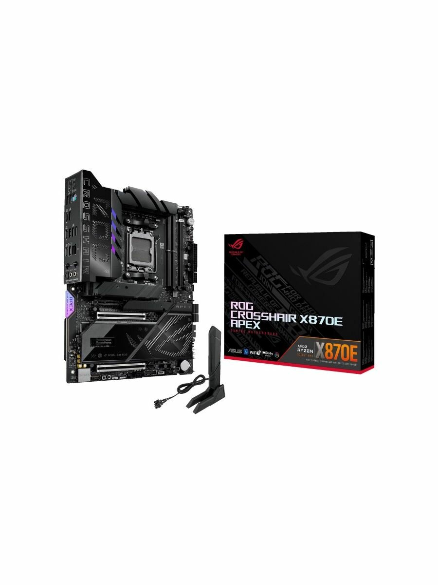 Материнская плата ASUS ROG CROSSHAIR X870E APEX ATX AM5 AMD X870E 2xDDR5 (128ГБ)