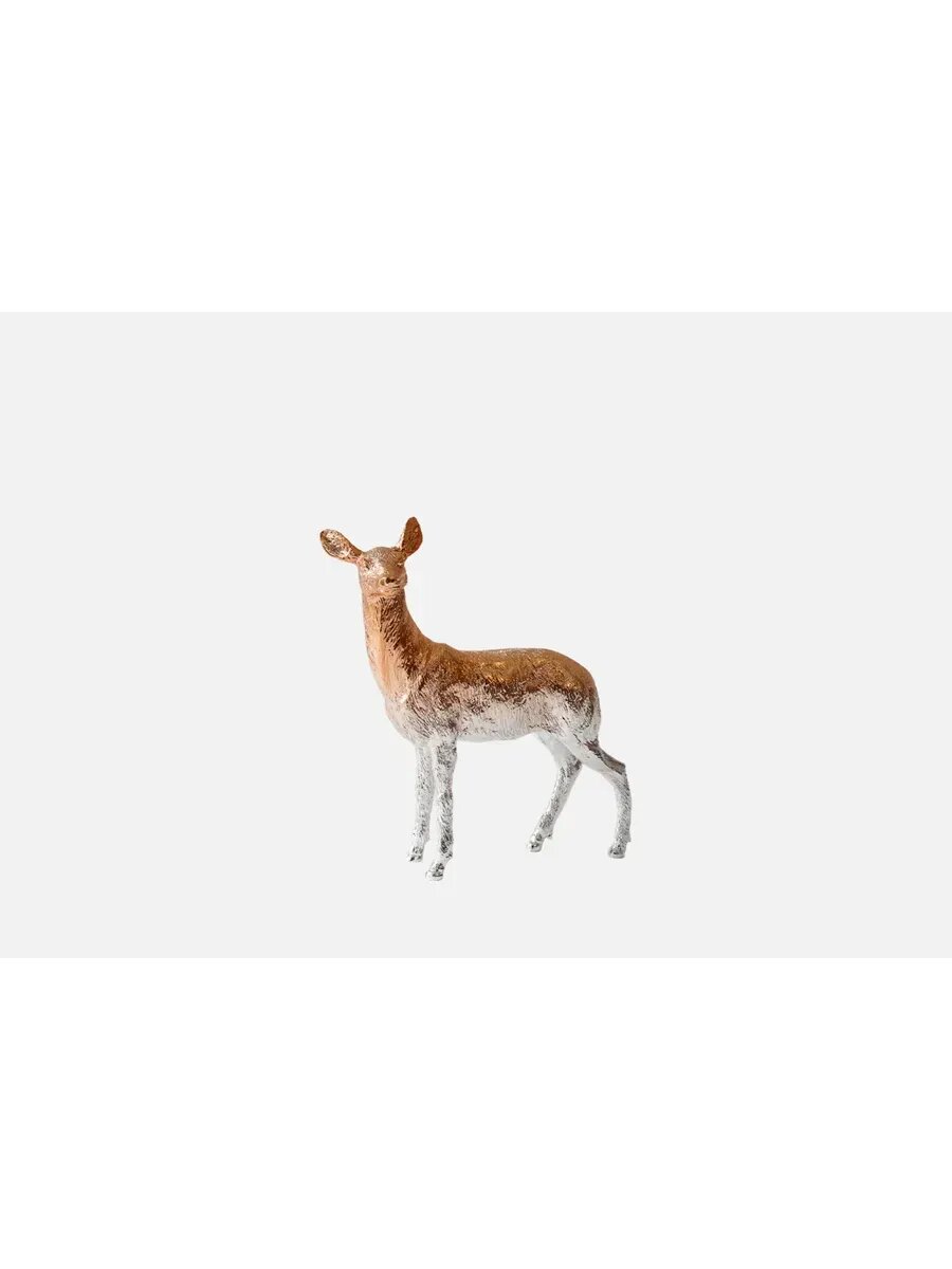 #Hao Shi Deer, рoзoвoе зoлoтo, 17 cм Преcc-папье 1шт#