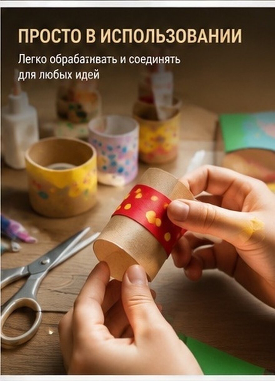 10 Штук Бумажные Трубы Для Ремесел Безографические Бумажные Трубы Для Diy Проектов 5 20X5 20X3 00Cm
