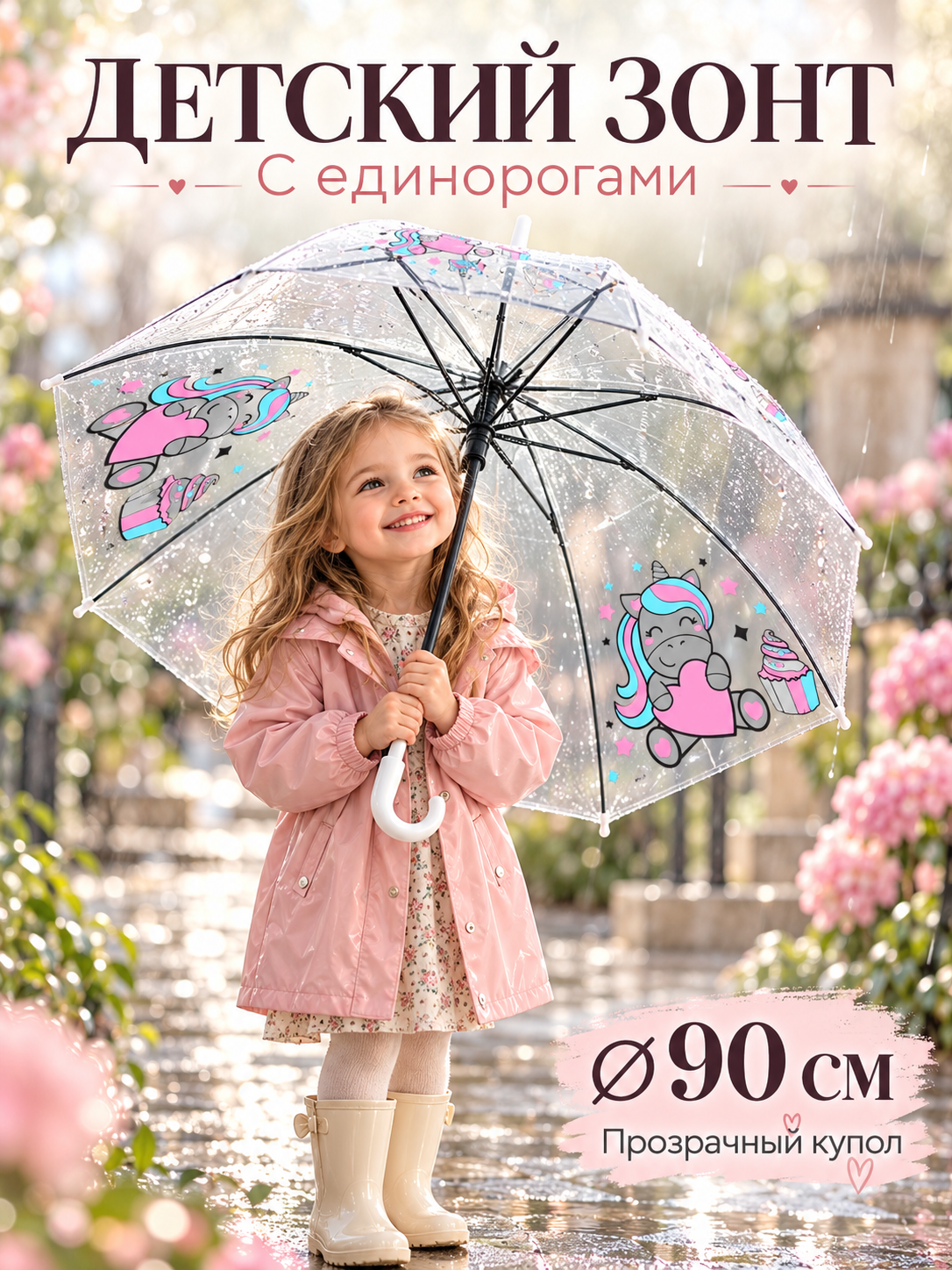 Зонт-трость Funny toys