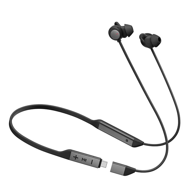HUAWEI Наушники беспроводные с микрофоном Huawei FreeLace Pro 2, Bluetooth, USB Type-C, черный