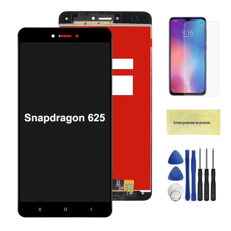 Экран для Xiaomi Redmi Note 4/Redmi Note 4X Global Snapdragon 625, ЖК-дисплей, Global Black