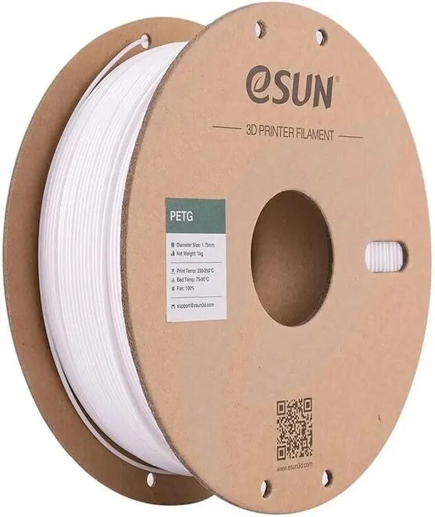 Пластик ESUN PETG175SW1 PETG/ 1.75мм/ 1кг/ белый