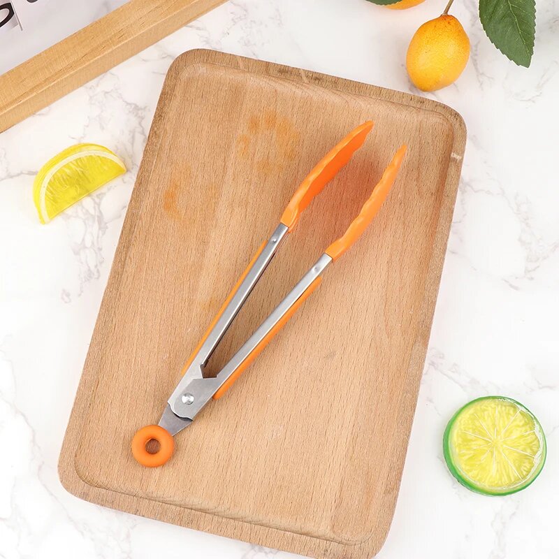 Силиконовые щипцы для кухни Оранжевый, Orange