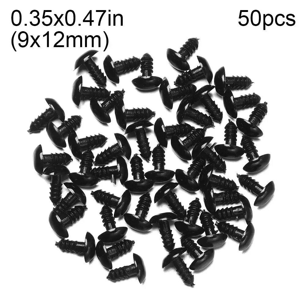 Носы для кукол медвежонок пластик 50/100 шт 9x12mm 50pcs