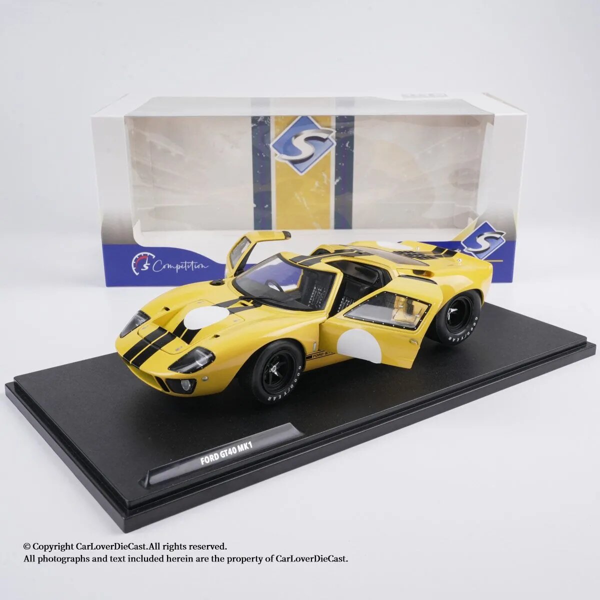 Машинка Solido 1:18 Форд GT40 MK.1 1968 Модель легкосплавного автомобиля