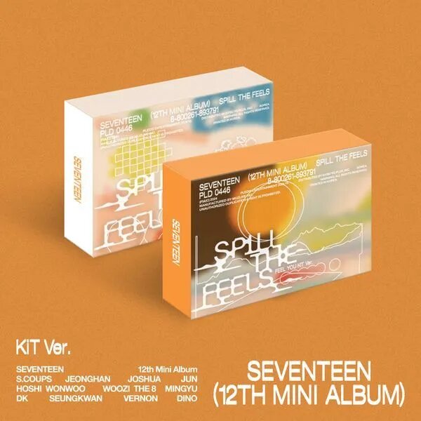 Альбом SEVENTEEN - 12th Mini Album SPILL THE FEELS (Версия Kit)