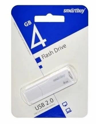 Smart Buy USB 4GB CLUE White