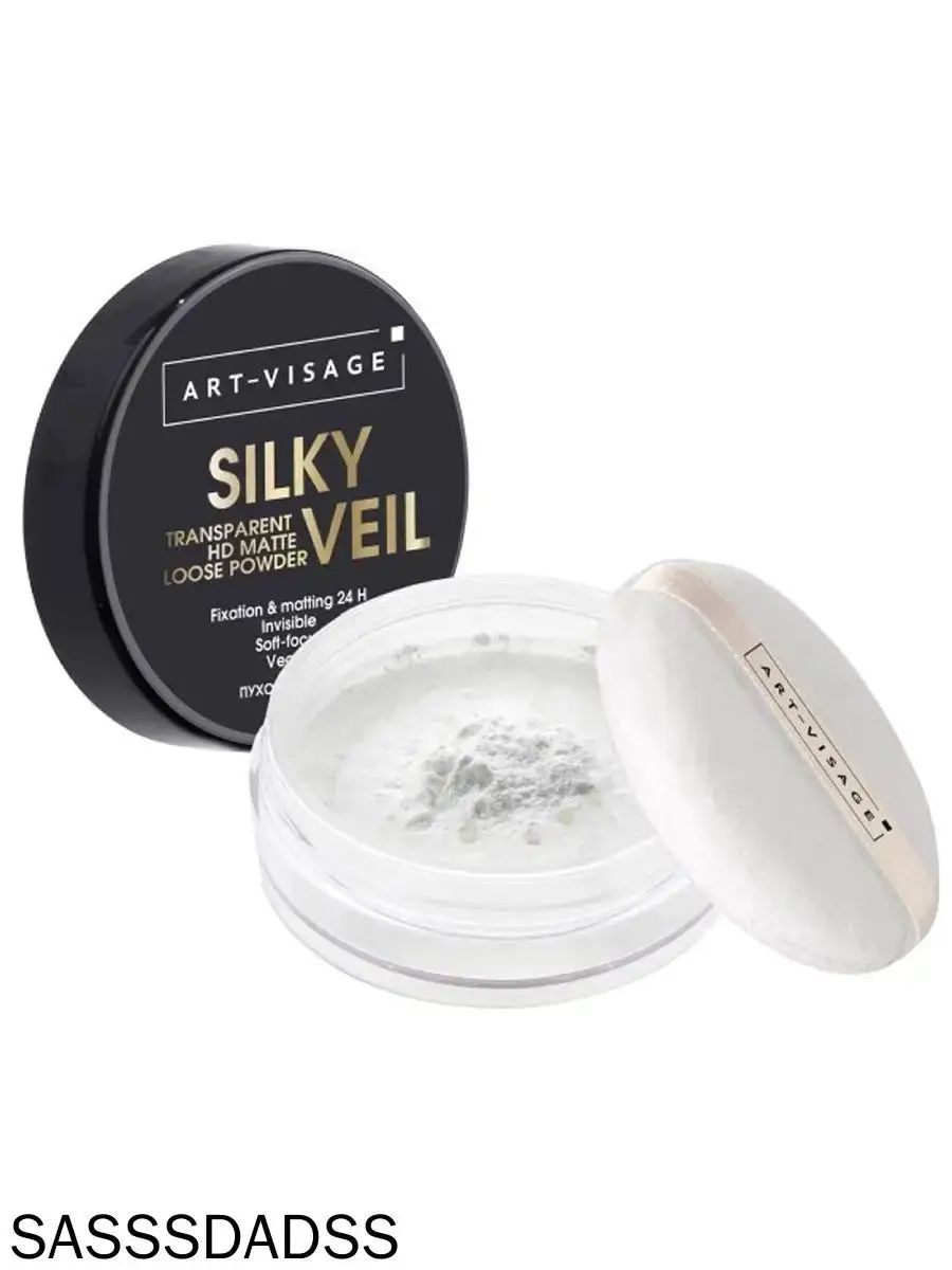 Art-Visage Пудра рассыпчатая Silky Veil тон 301 финишная прозрачная