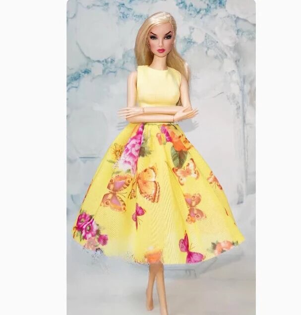Костюм для кукол 1/6 Желтый, KD18 clothes only