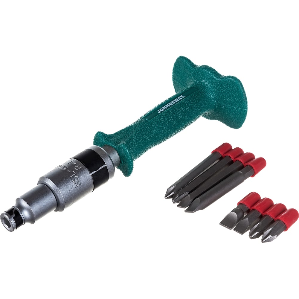Ударная отвертка Jonnesway AG010139 SL 8,10 (36,80 мм) PH#2,3 (36,80 мм), 5 пр. 48345