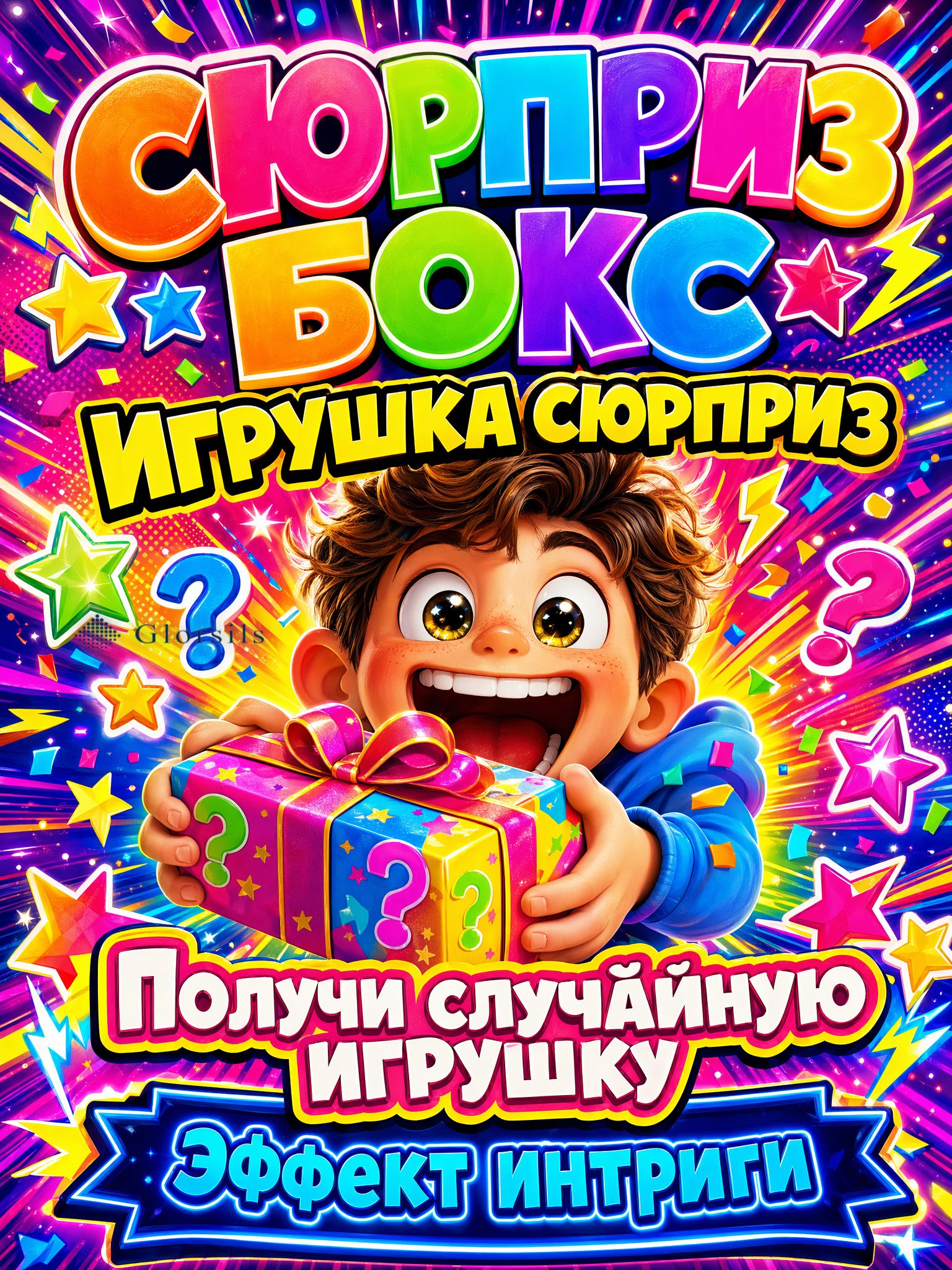 Сюрприз бокс мягкая игрушка