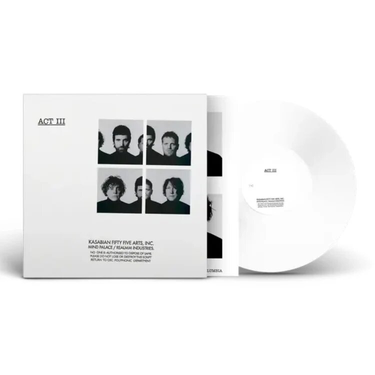 Kasabian - Act III - White LP - новая виниловая пластинка