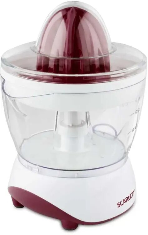 Соковыжималка Scarlett SC-JE50C06, цитрусовая, белый и коричневый
