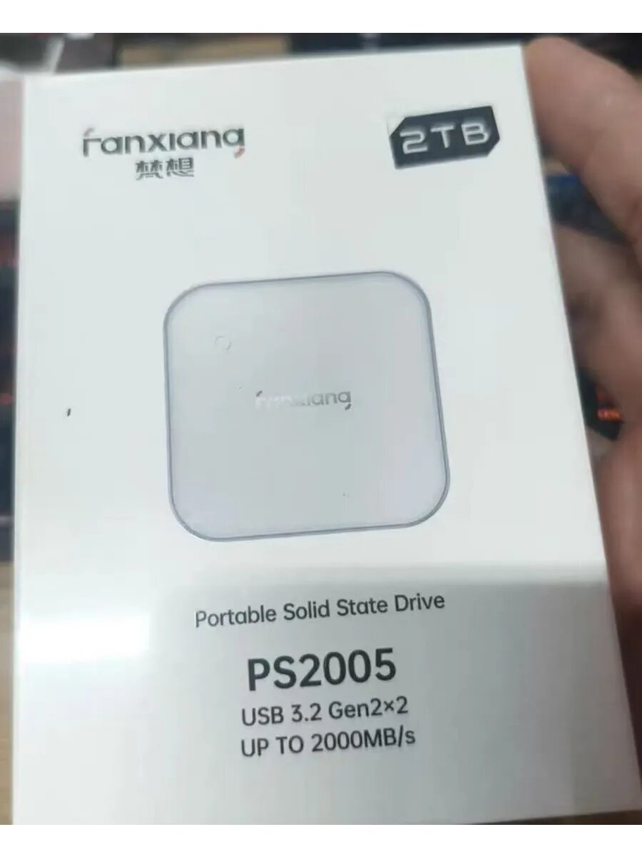 FANXIANG PS2005 2TB Магнитный портативный SSD USB3.2 2000/S